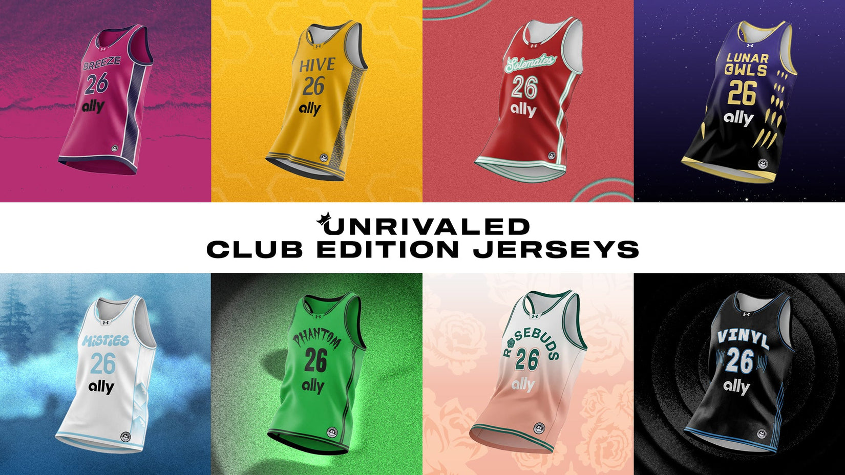 Unrivaled Jerseys