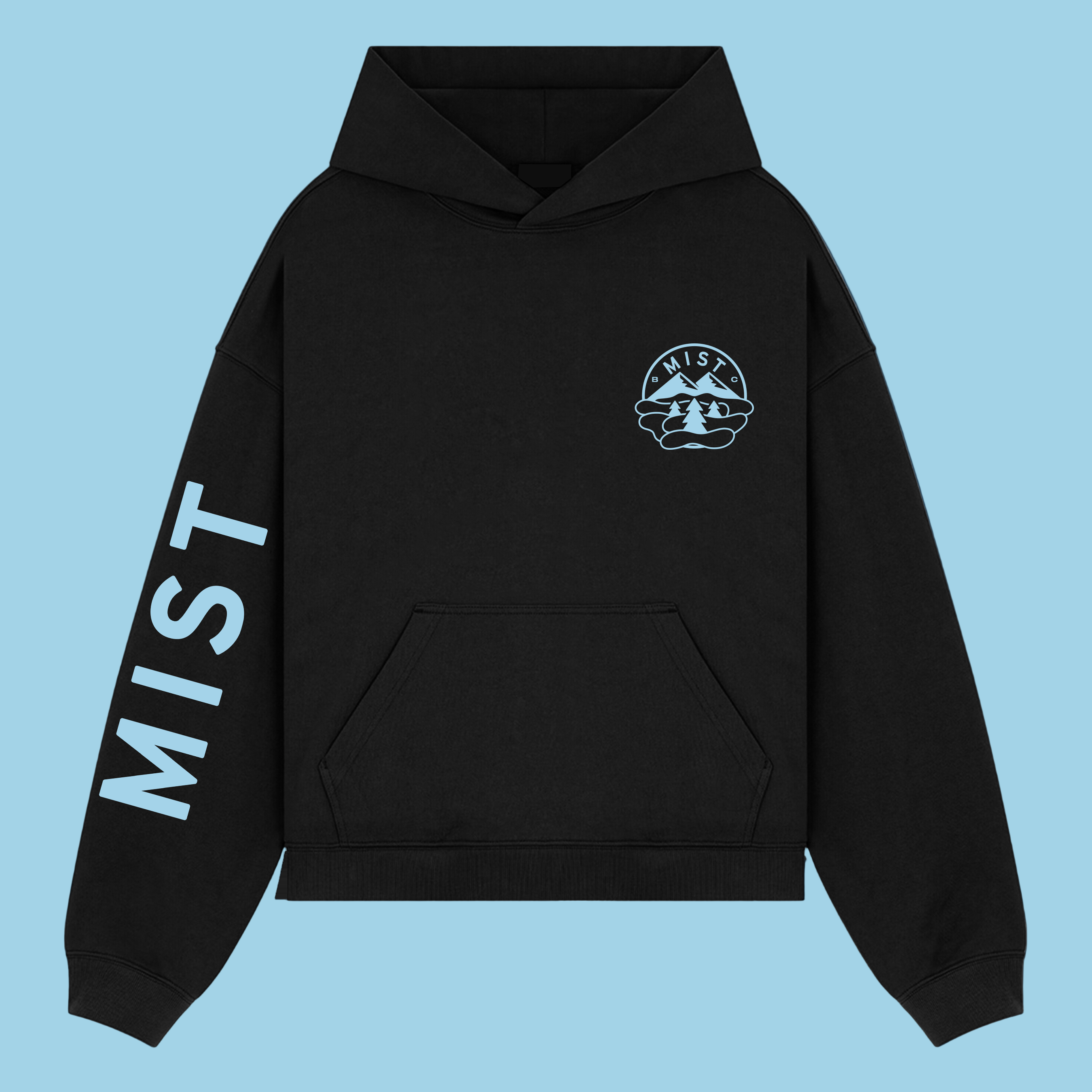 Mist Basketball Club Logo Hoodie - Black – Unrivaled