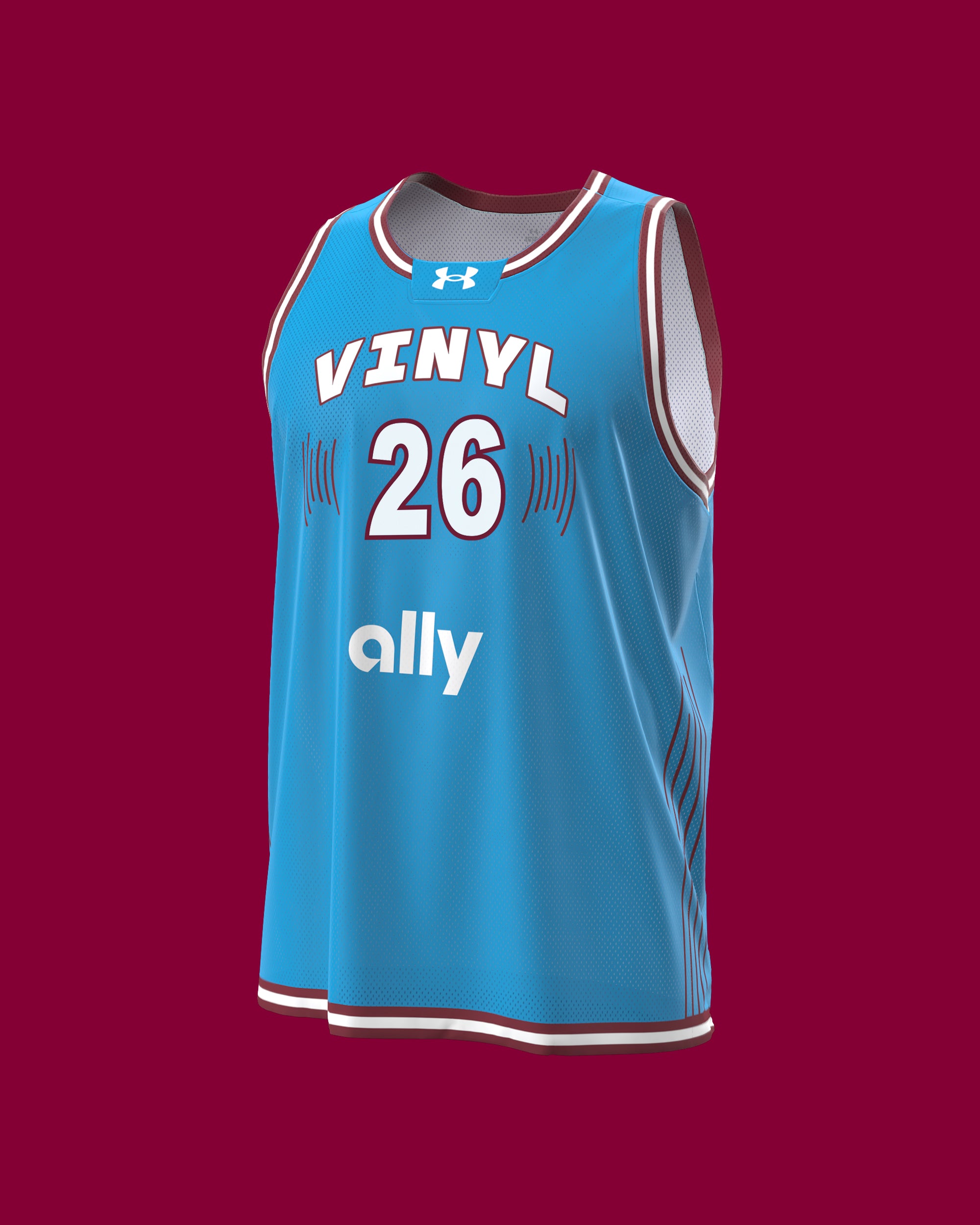 Vinyl Basketball Club Under Armour Away Jersey – Unrivaled